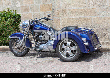 Harley Davidson Three wheeler Motorbike Stock Photo - Alamy