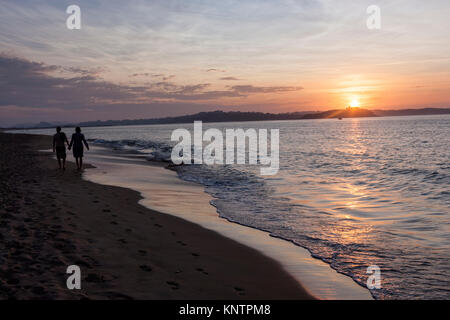 Somo beach near Santander and Loredo, Cantabria, Spain Stock Photo ...