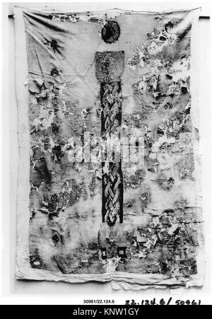 A historical illustration depicting a hanging, preserved as a ...