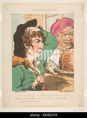 Illustration depicting admiration as a caricature with exaggerated ...