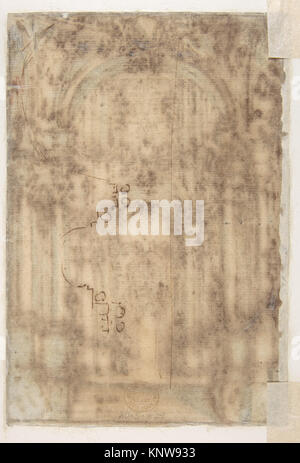 Design for a Stage Set (recto); Fragmentary Sketch of a Plan (verso ...