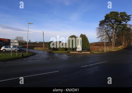 Wellbank war memorial Angus Scotland December 2017 Stock Photo - Alamy