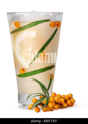 Lemonade from sea buckthorn Stock Photo - Alamy