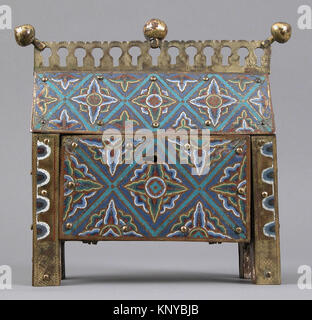 A 13th-century French chasse made in Limoges, crafted from champlevé ...