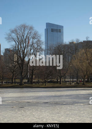 Boston Millennium Glass Tower Stock Photo - Alamy