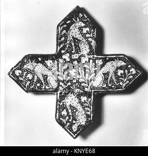 A cross-shaped ceramic tile from the Metropolitan Museum of Art ...