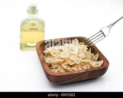 plain bowtie pasta Stock Photo - Alamy