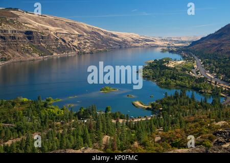 Rowena Crest view, Mayer State Park, Columbia River Gorge National ...