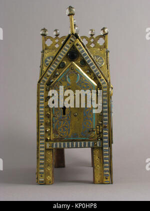 A French chasse with a 13th-century wooden core and later enamel ...