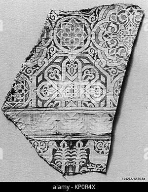 A fragment of an ancient manuscript held by the MET, showing historical ...