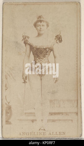Angeline Allen, from the Actors and Actresses series (N45, Type 8) for ...