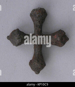 A metal cross from the Metropolitan Museum of Art, featuring ...
