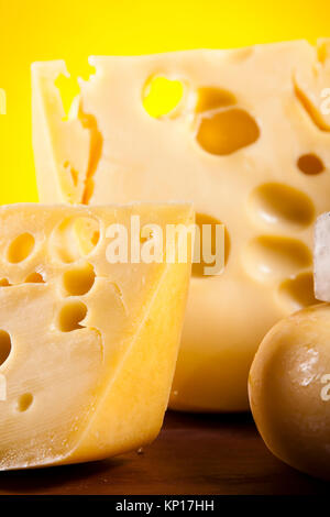 Piece of cheese, saturated ambient rural theme Stock Photo - Alamy