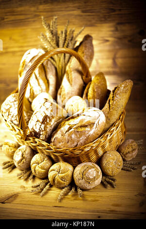 Traditional bread, natural colorful tone Stock Photo - Alamy