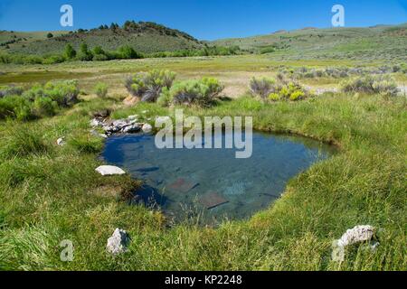 Hot Springs Oregon Hart Mountain National Antelope Refuge Stock Photo ...