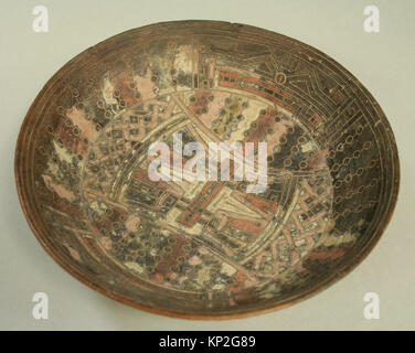 This ceramic bowl serves as an artifact demonstrating historical food ...