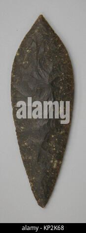 A flint blade cataloged MET hz1994 35 460, made of flint and shaped for ...