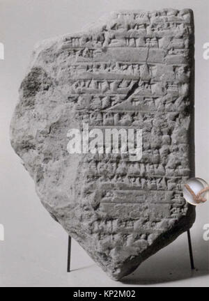 Illustration of a cuneiform tablet listing animals, showing historical ...