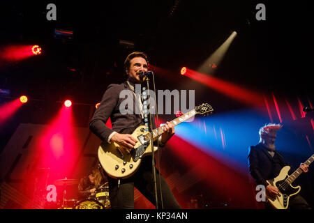 The Swedish rock band Royal Republic performs a live concert at the ...