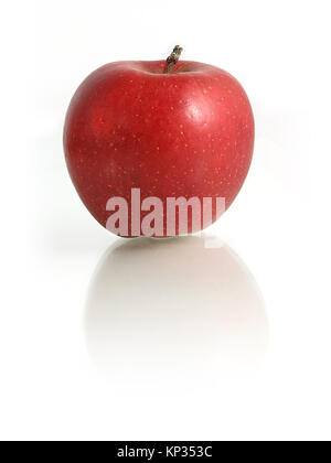 apple mirroring on white background Stock Photo - Alamy