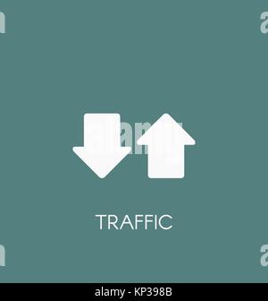 Traffic icon vector Stock Vector Image & Art - Alamy