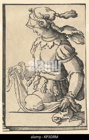 The Cumean Sibyl, part of the Sibyls series, depicts the prophetic ...