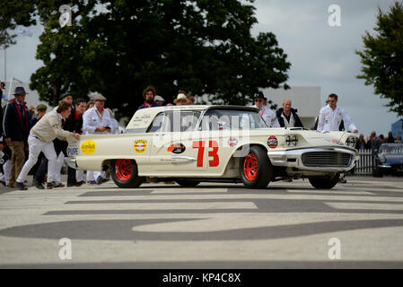 Ford Thunderbird owned by Bill Shepherd driven by Tom Kristensen racing ...