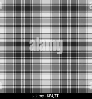 Gray check fabric texture seamless pattern. Vector illustration Stock ...
