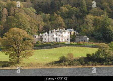 Brantwood house the home of John Ruskin art critic on Coniston water in ...