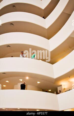 Solomon R. Guggenheim Museum, built in 1959, designed by Frank Lloyd ...