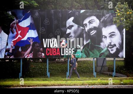 Cuban Revolution socialist propaganda billboard featuring Cultural and ...