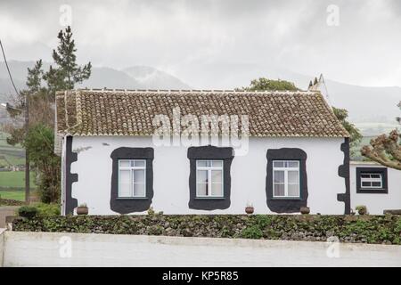 Portugal, Azores, Terceira Island, Altares, Altares Imperio chapel ...