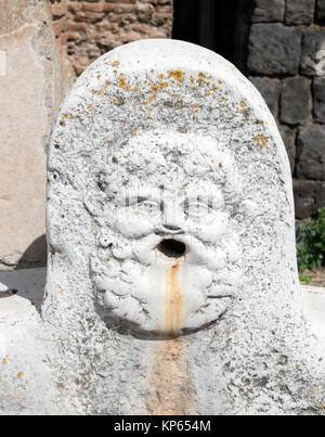 An ancient Roman water trough in the town of Herculaneum Stock Photo ...