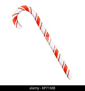 Christmas candy canes isolated illustration Stock Vector Image & Art ...