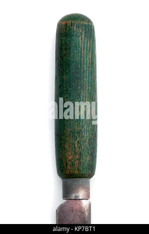 Worn edge of a wood chisel Stock Photo - Alamy