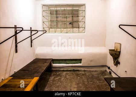 Interrogation room at the former Soviet NKVD special camp Berlin ...