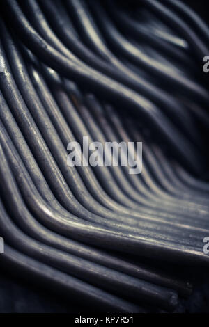 Curved Steel Bars Stock Photo - Alamy