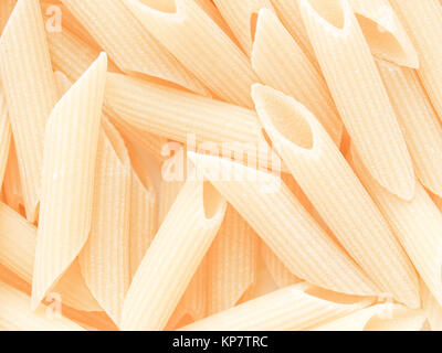 Vintage retro looking Penne pasta Italian cuisine food Stock Photo - Alamy