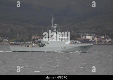The Royal Navy (River Class) batch 2 offshore patrol vessel HMS Trent ...
