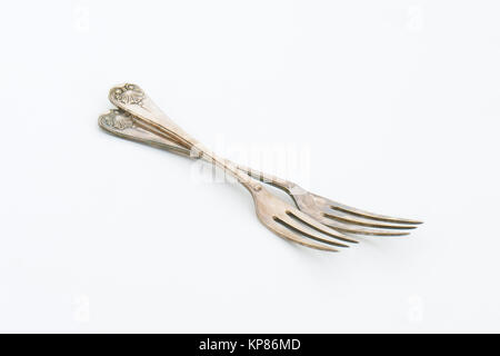 Vintage three-tine forks Stock Photo - Alamy