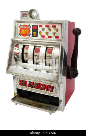 Slot machine with three bells jackpot Stock Photo - Alamy