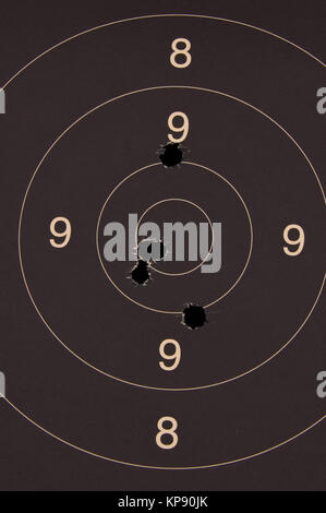 Pistol 25 meter target Stock Photo - Alamy
