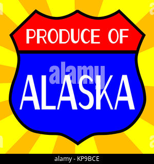 Produce Of Alaska Stock Photo - Alamy