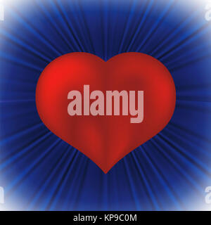 Heart icon. Beautiful Blue Heart symbol icons on multicolor bright ...