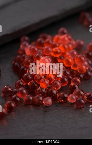 strawberry caviar, molecular gastronomy Stock Photo - Alamy