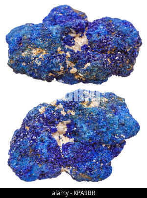 a small piece of Azurite, a blue copper mineral Stock Photo - Alamy