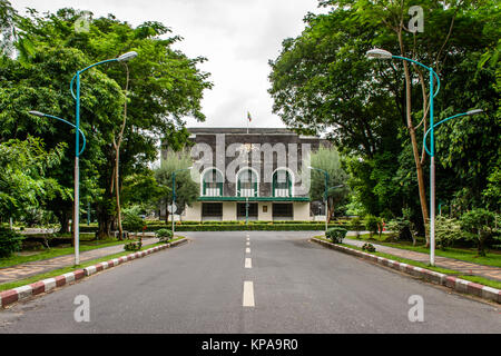 Convocation Hall in Yangon University, Myanmar, June-2017 Stock Photo ...