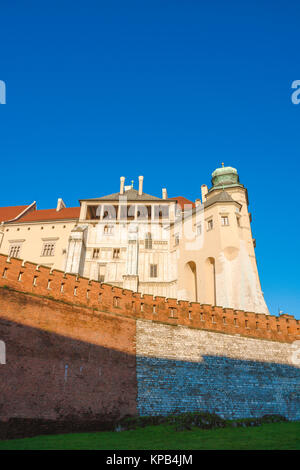 Wawel Castle Hens Claw Wing, remnant of the medieval castle, with late ...