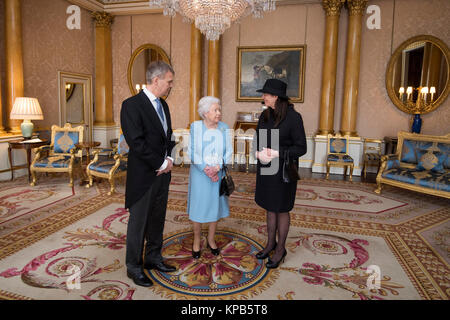 Queen Elizabeth II meets Mr Rami Mortada, the Ambassador of the ...