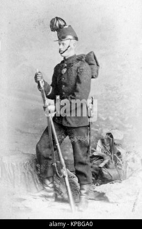 Victorian rifleman soldier Stock Photo - Alamy